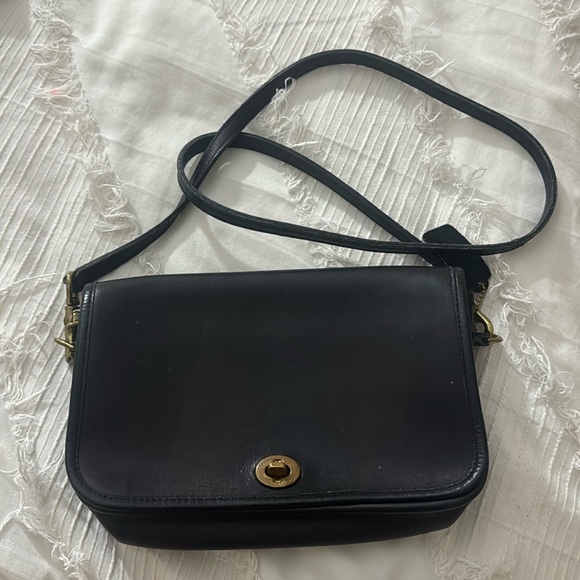 Coach | Bags | Vintage Coach Black Penny Purse | Poshmark